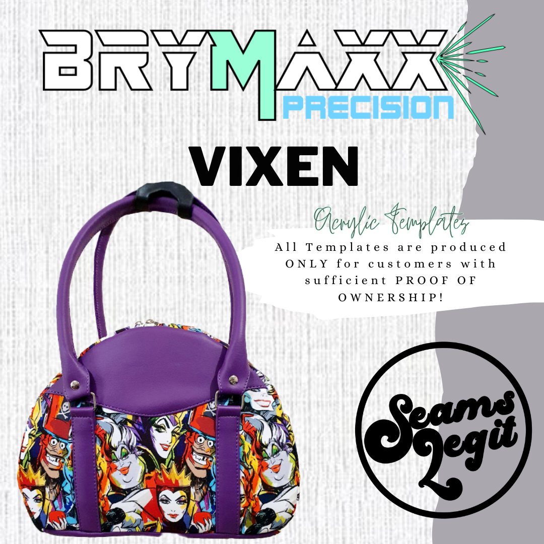 Vixen - Seams Legit - Acrylic Template – BryMaxx Precision